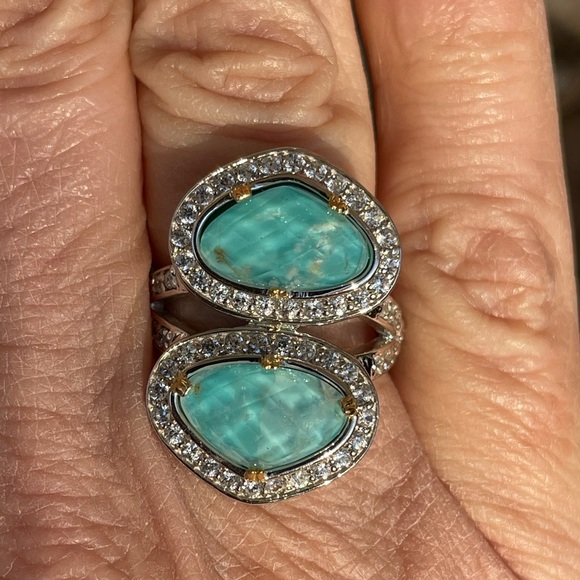 joya by Judy Crowell | Jewelry | Joya Moonstone Turquoise Doublet ...